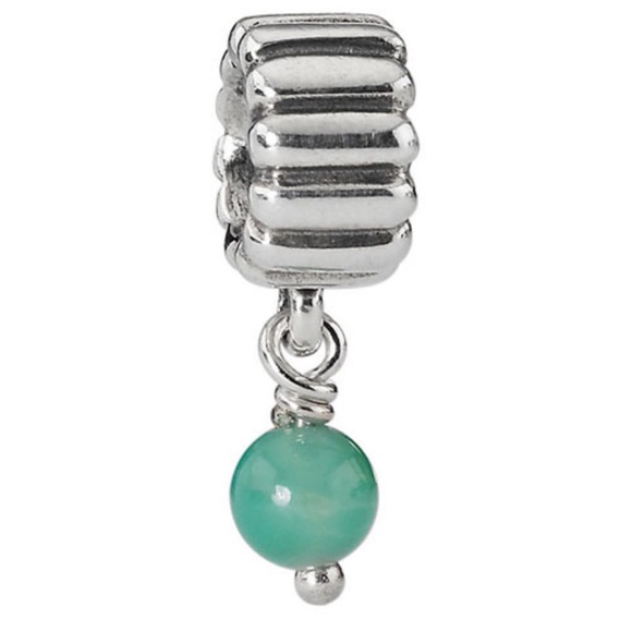 Pandora | Jewelry | Pandora May Birthstone Dangle Chrysoprase Sterling ...